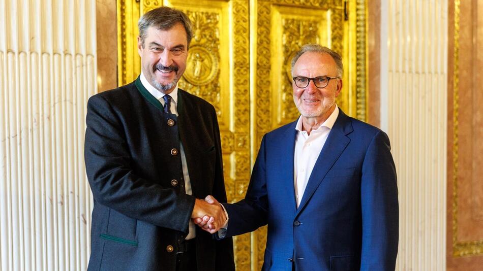 Bayerischer Sportpreis: Markus Söder ehrt Karl-Heinz Rummenigge | 1&1