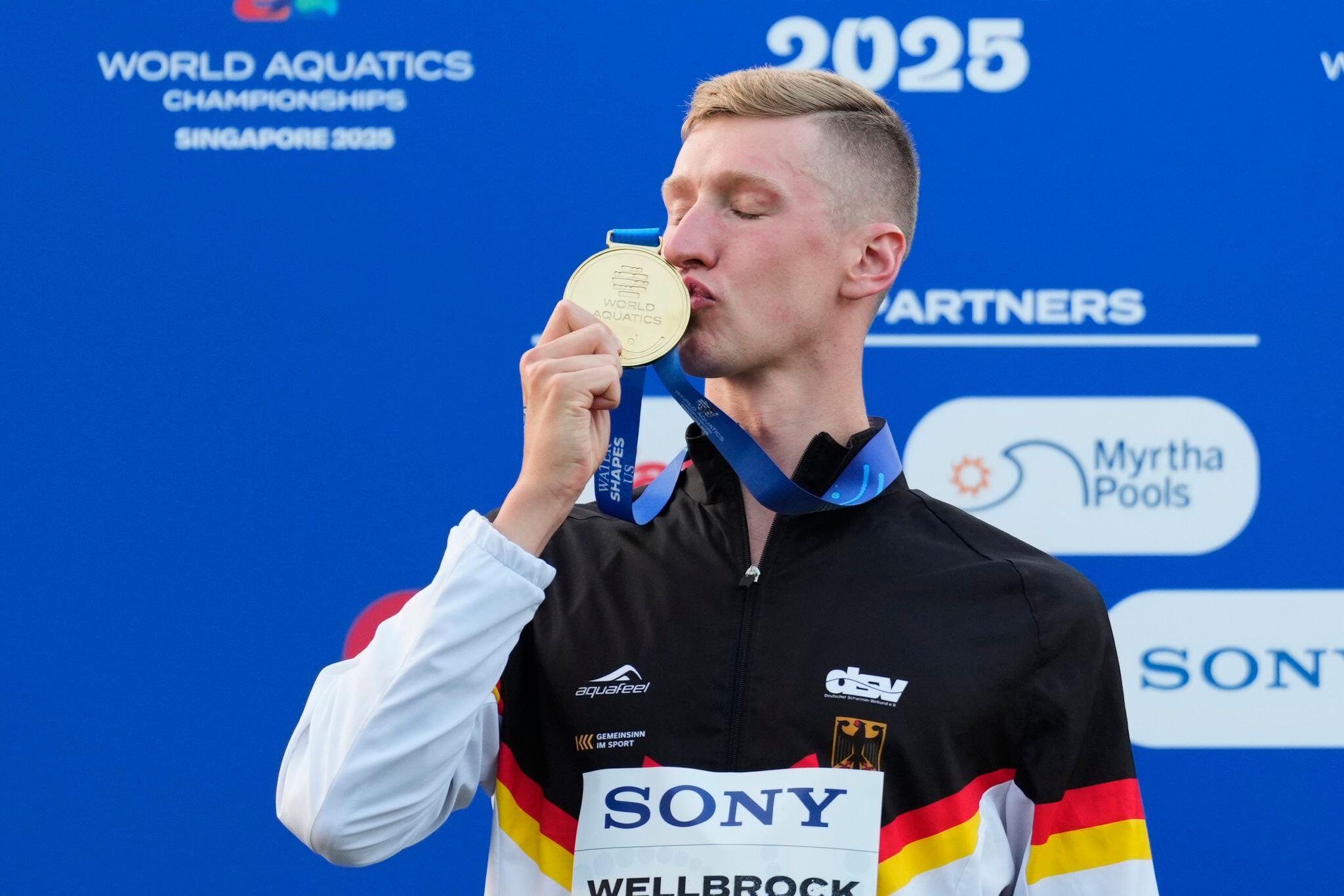 Schwimm-WM: Nächste Gold-Show im Freiwasser von Florian Wellbrock | 1&1