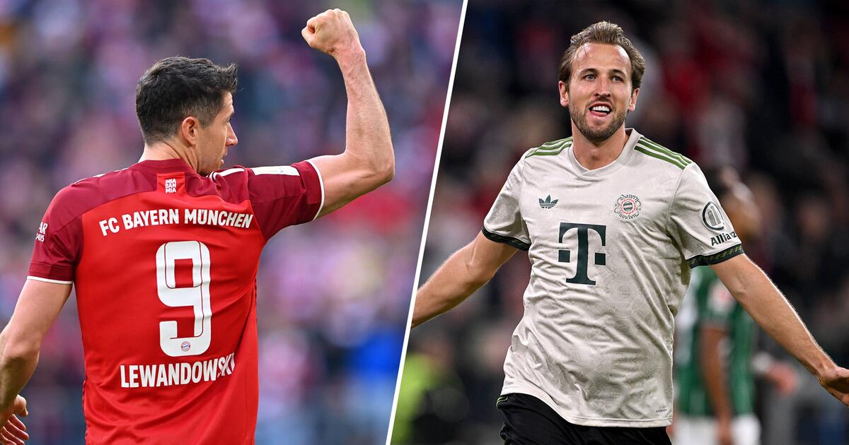 Kane oder Lewandowksi – wer war (oder ist) der bessere Bayern-Stürmer ...