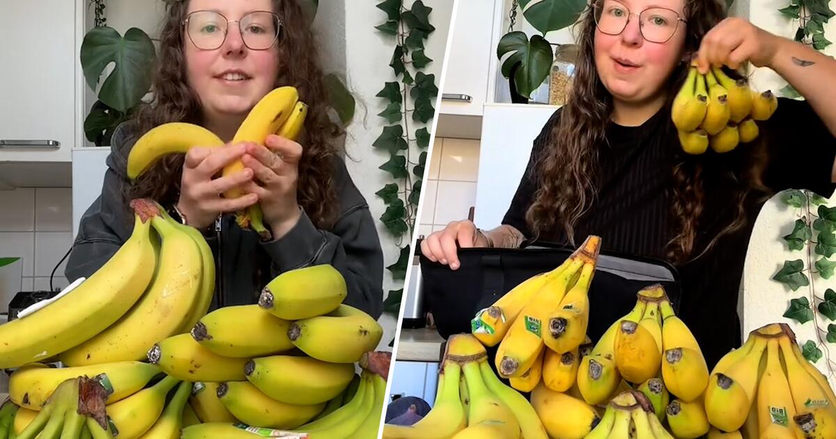 "Bananenfrau": Influencerin isst täglich zehn Bananen | 1&1
