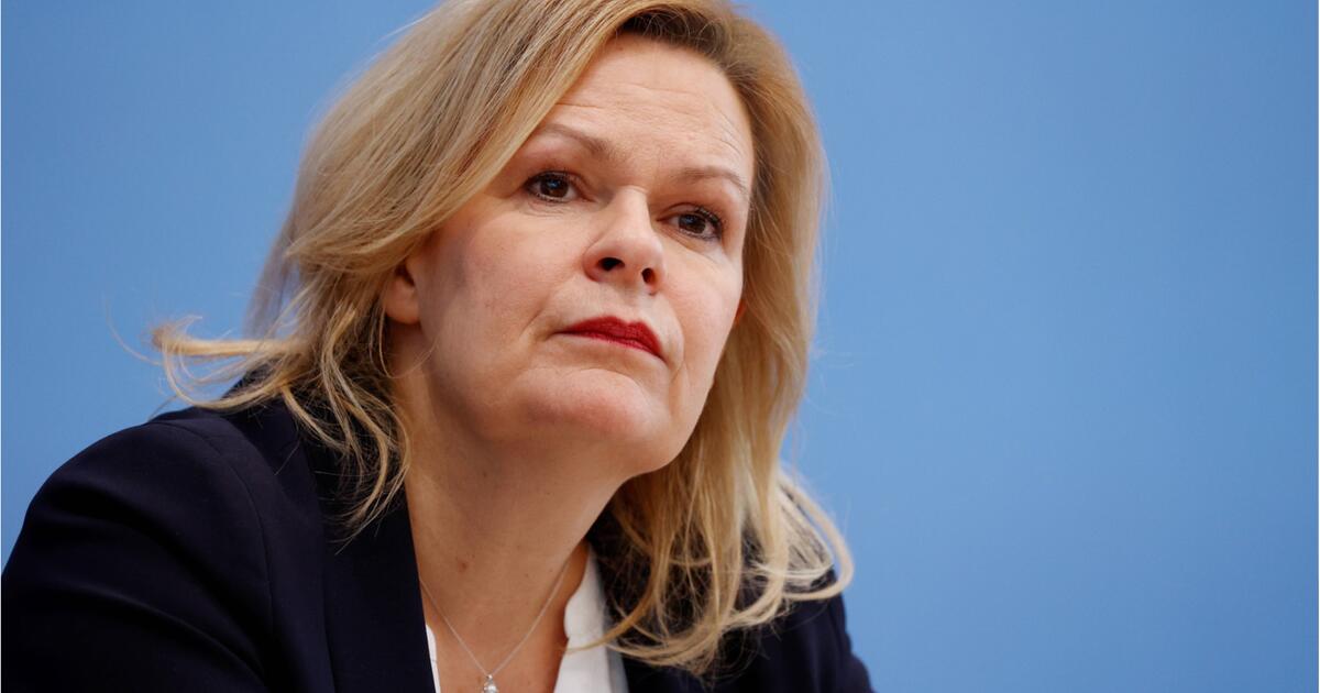 Nach IOC-Empfehlung: Faeser kündigt Einreiseverbot für russische ... Nach IOC-Empfehlung: Faeser kündigt Einreiseverbot für russische ...