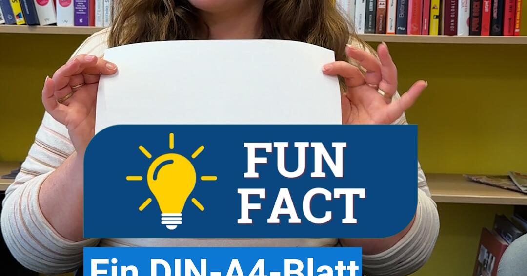 Fun Fact: Ein DIN-A4-Blatt kann man nur siebenmal falten - Video | 1&1