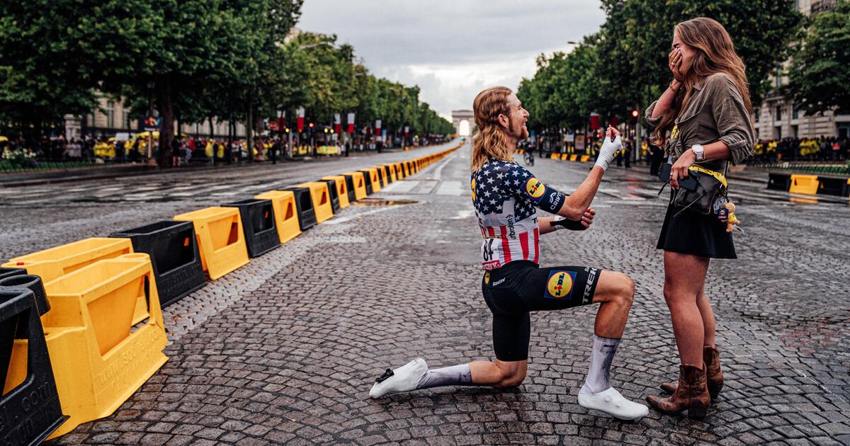 Radprofi Quinn Simmons macht Freundin nach Tour-Finale Heiratsantrag | 1&1