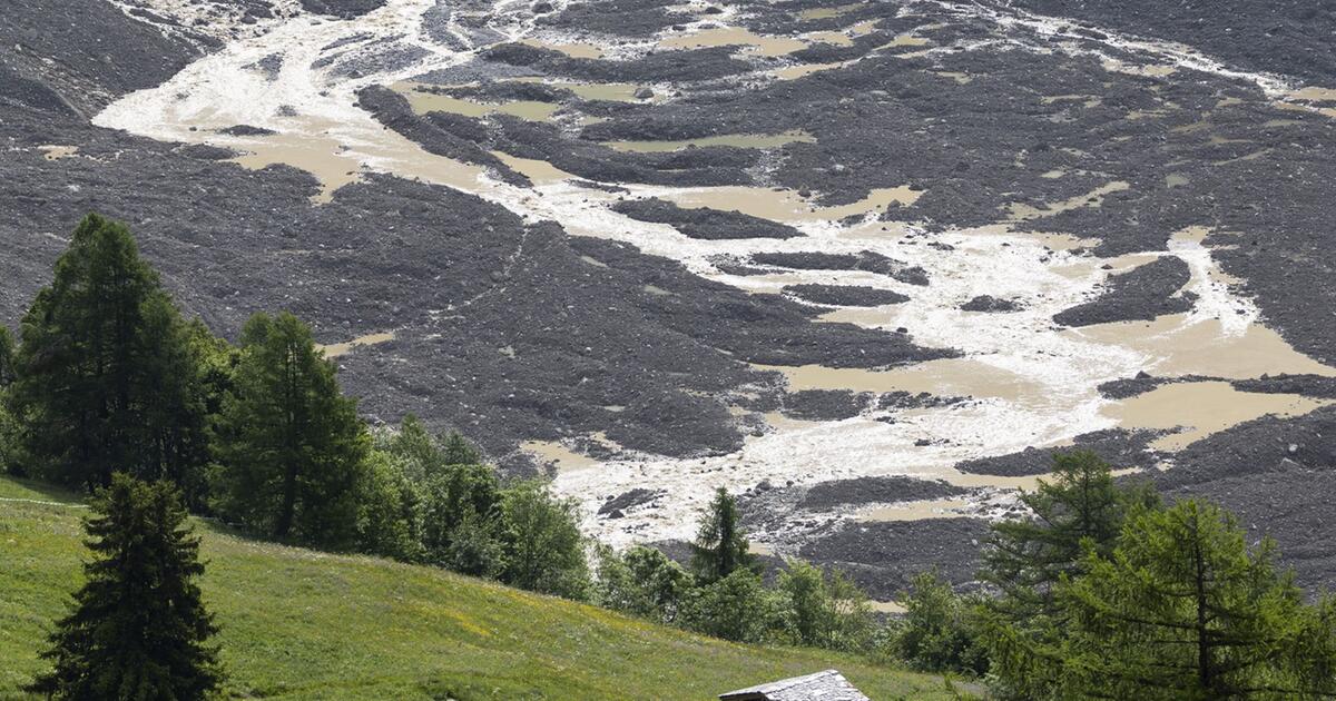 Schuttberg über Blatten ist 100 Meter hoch | 1&1